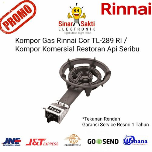 Jual Rinnai Kompor Cor TL 289 RI / TL289RI Api Seribu Gas Jos Komersial ...