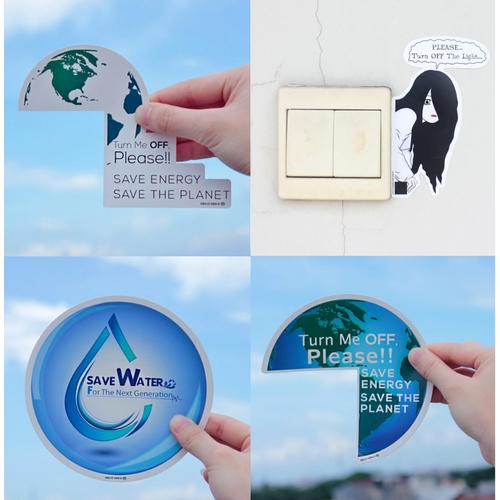 Jual Sticker Signage Placard Plakat Stiker Papan Tanda Save Energy ...