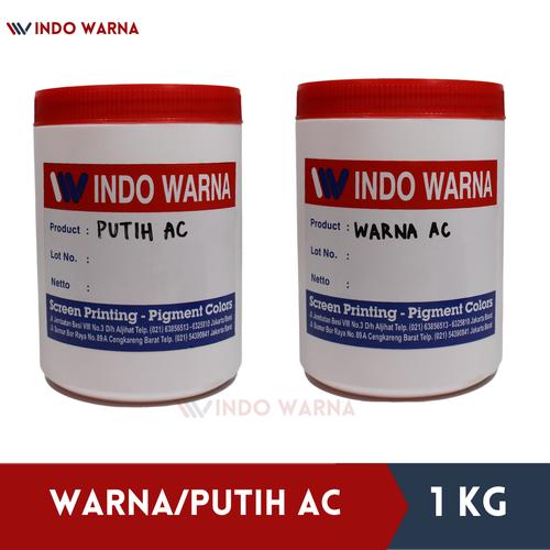 Jual Cat Sablon / Pasta Sablon WARNA/PUTIH AC - 1kg - Putih - Jakarta ...