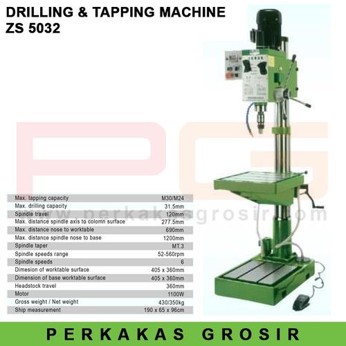 Jual Drilling & Tapping Machine ZS5032 WEST LAKE Msin Bor Duduk ...