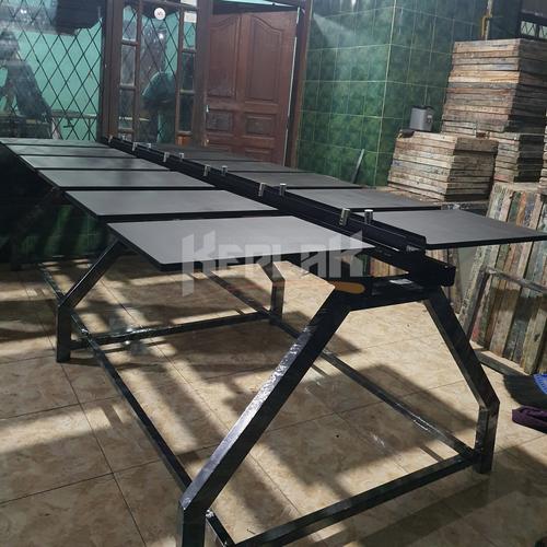 Jual Meja sablon rel dorong 12 palet - Putih - Kab. Bogor - keplak spe ...