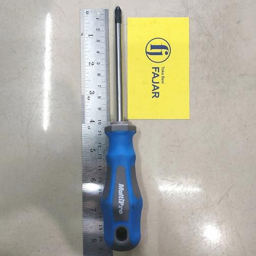 Jual Obeng Bunga Plus ( + ) 6 mm x 4 inch 10 cm Multipro gagang karet ...