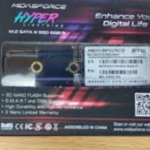 Jual Midasforce 128GB SSD M.2 SATA Midas force HyperLigtning 2280 128GB ...
