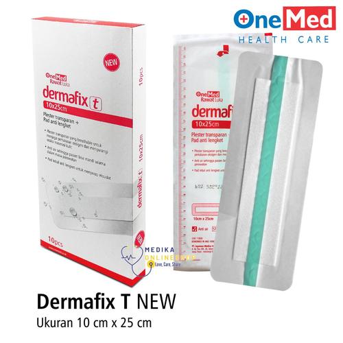 Jual Dermafix T 10 x 25 cm Plester Transparan Luka Onemed isi 10 Pcs ...