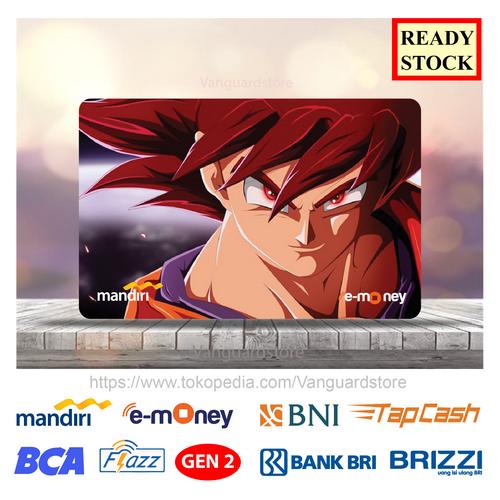 Jual EMONEY KARTU MANDIRI BCA BNI BRI Kartun Goku Dragons Ball Z - 1 ...