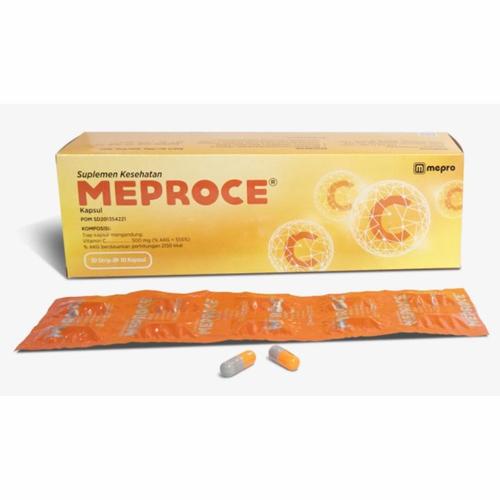Jual Meproce Suplemen Vitamin C 500mg Strip Isi 10 Tablet - Kota ...