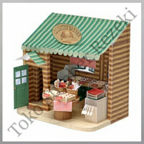 Jual Paper Craft Toko Roti Dollhouse Bakery Miniature Papercraft ...