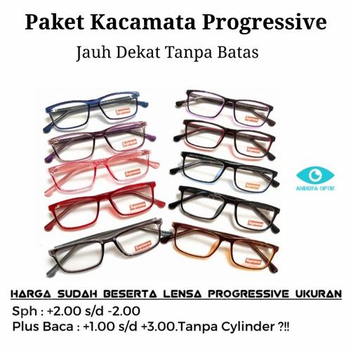 Jual kacamata baca plus jauh dekat progresif minus plus tanpa cylinder ...