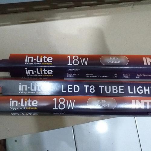 Jual Lampu tl led 18watt putih inlite 120cm - Kota Bandung - Prima ...