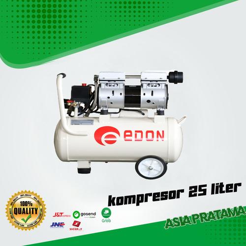 Jual EDON ED550-25L KOMPRESOR EDON OILLESS 25 LITER 0.75 HP 3per4 HP ...