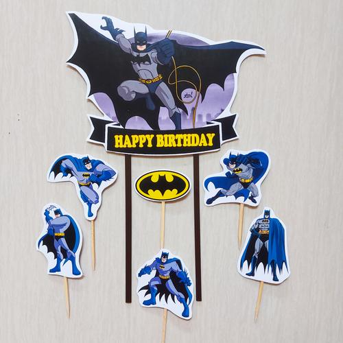 Jual TOPPER BATMAN / TOPPER HAPPY BIRTHDAY / CAKE TOPPER KARAKTER ...