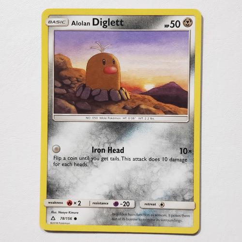 Jual Kartu Trading Card Game (TCG) Pokemon - Alolan Diglett (2018 ...