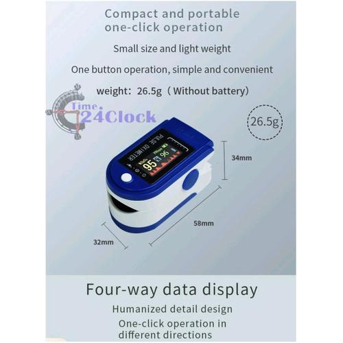 Jual Oximeter Fingertip Pulse Oximeter Oksimeter Fingertrip Pulse ...