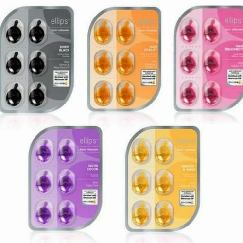Jual Ellips Hair Vitamin blister (1ml x 6) - Nutri Color - Kota ...