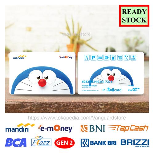 Jual KARTU EMONEY MANDIRI BNI BRI BCA Design Stand by Me Doraemon - 2 ...