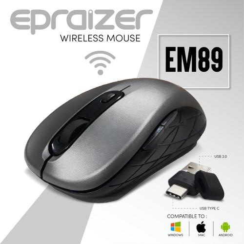 Jual Mouse Wireless Epraizer EM89 Dual USB Type C and USB2.0 Support ...
