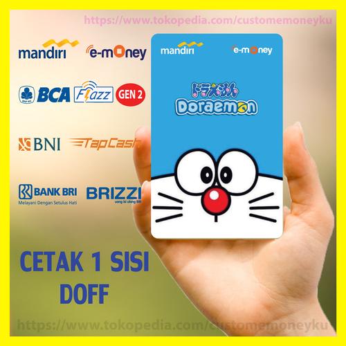 Jual KARTU EMONEY MANDIRI BCA GEN 2 BNI BRI ANIME DORAEMON FACE KARTUN ...