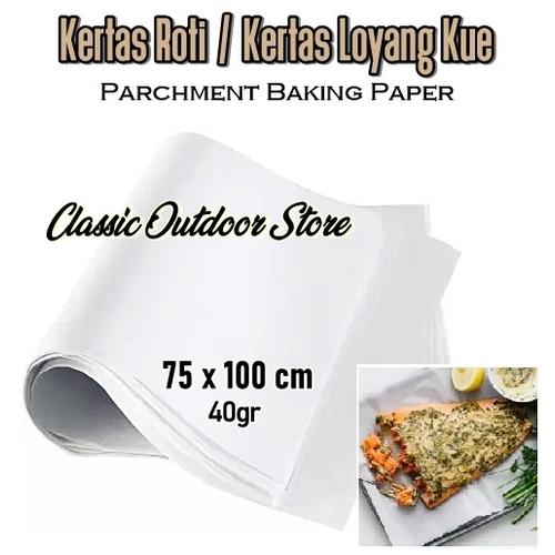 Jual Kertas Roti Anti Lengket / Kertas Baking Kukus Ukuran Besar 40 gr ...