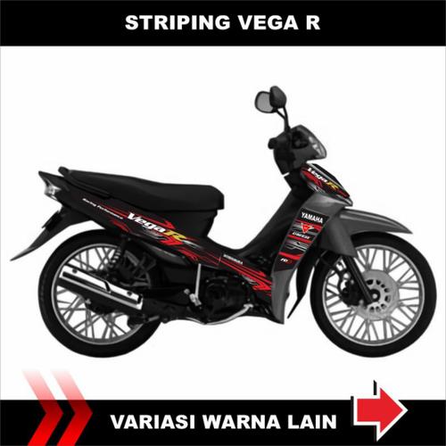 Jual STRIPING STIKER YAMAHA VEGA R / STIKER VARIASI VEGA R - Merah ...
