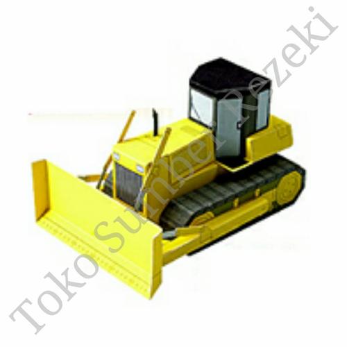 Jual Paper Craft Bulldozer Mobil Miniature Papercraft Diorama Pajangan ...