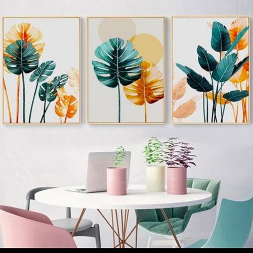 Jual lukisan panel 60 x 90 cm 3 pcs - NO BINGKAI - Kab. Bandung - LENKA ...