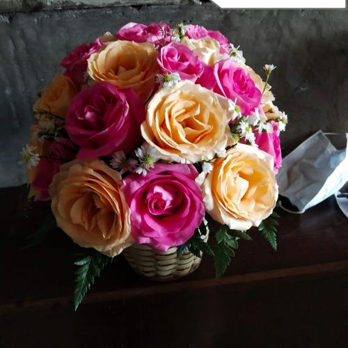 Jual bunga meja bulat bunga segar kado ultah anniversary dll - Jakarta ...
