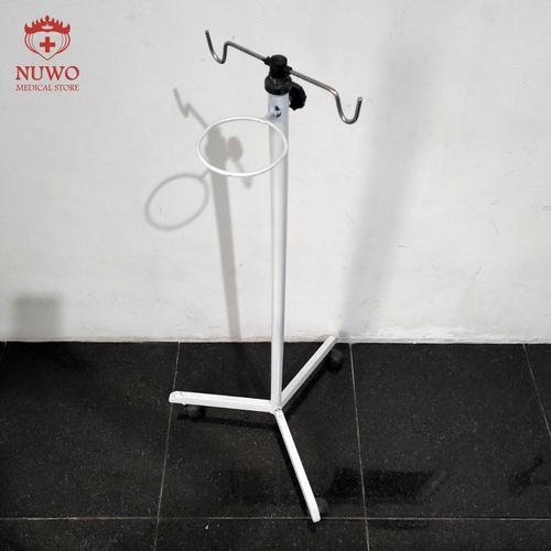 Jual Tiang Infus Besi Kaki 3 Warna Putih / Tiang Infus Standar Bahan ...
