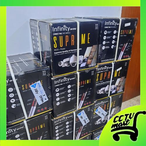 Jual KABEL INFINITY SUPREME RG 59 PUTIH 300m - Kota Surabaya - cctv ...
