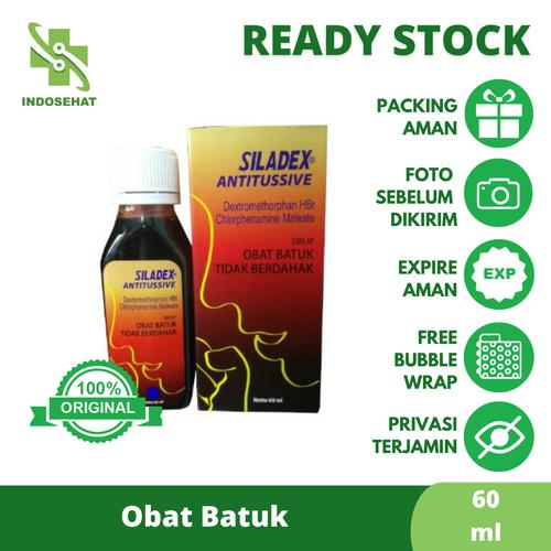 Jual Siladex Antitussive (Merah) / Batuk Tidak Berdahak Sirup 60 ml ...