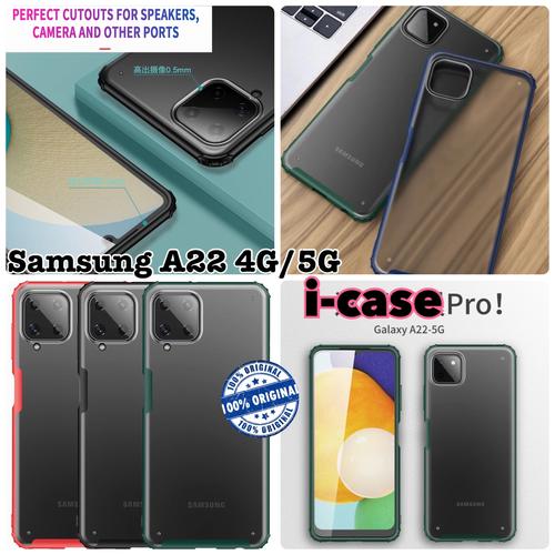 Jual Case Samsung A22 4G / 5G Smoked Matte Frosted casing cover A22 5g ...