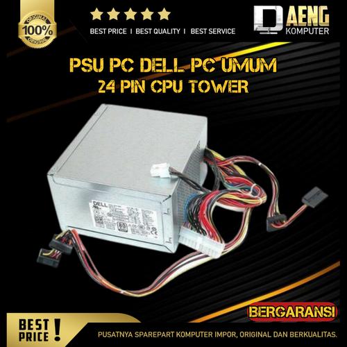 Jual Psu Power Supply Dell pc umum 24 pin Cpu Tower Original Murah ...