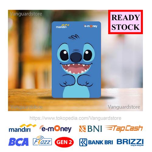 Jual KARTU EMONEY BCA BRI BNI MANDIRI KARTUN Stitch Disney Movie - 1 ...