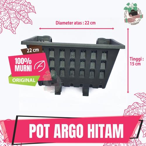 Jual POT Argo Hitam Pot Bunga Gantung Vertikal Garden Taman Vertical ...