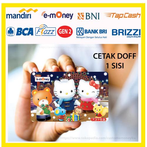 Jual KARTU EMONEY MANDIRI BCA GEN 2 BNI BRI ANIME HELLO KITTY CHRISTMAS ...