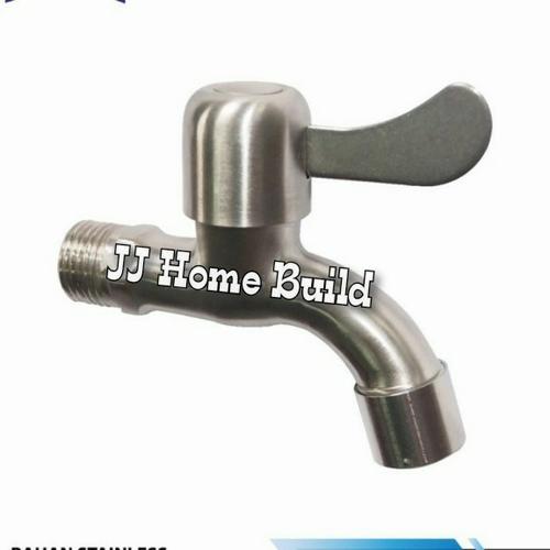 Jual kran tembok stainless SUS 304/keran tembok engkol - Type B ...