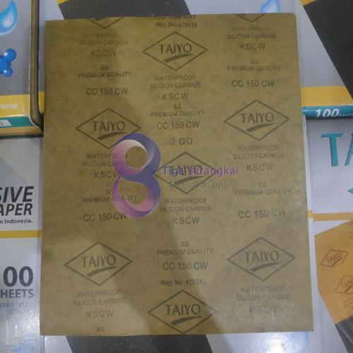 Jual Silicon Carbide Abrasive Paper Amplas / Kertas Pasir Taiyo ...