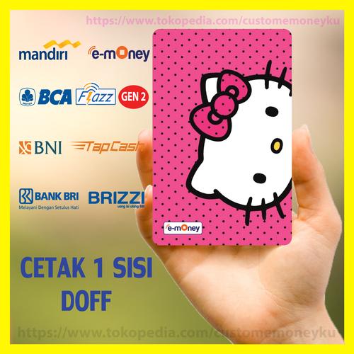 Jual KARTU EMONEY MANDIRI BCA GEN 2 BNI BRI ANIME HELLO KITTY DOT ...