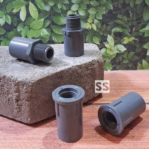 Jual SDD / SDL 1/2" AW RUCIKA Valve / Faucet Socket PVC - sok drat ...
