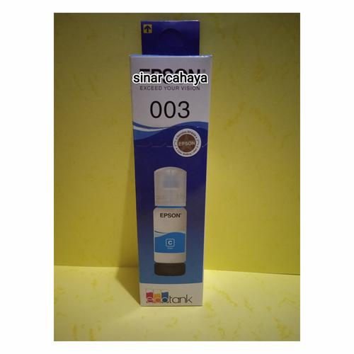 Jual tinta epson 003 original cyan biru l3110 - Hitam - Jakarta Selatan ...
