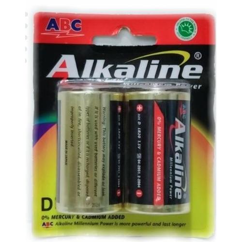 Jual Baterai ABC Alkaline Type D / Battery Alkaline ABC LR20 Size D ...