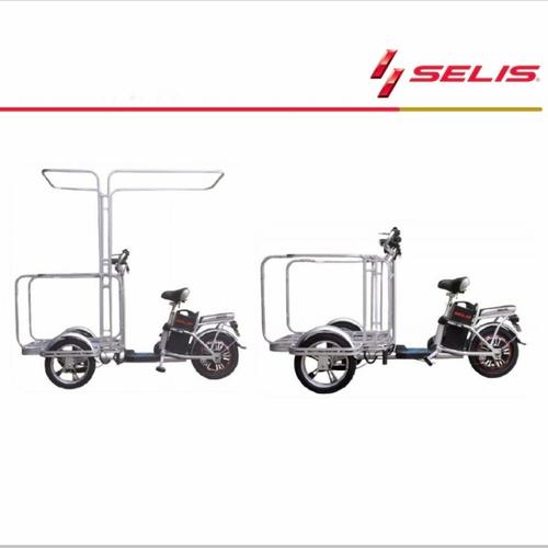 Jual selis gerobak sepeda listrik 36v 12ah kekuatan angkut 150kg motor ...