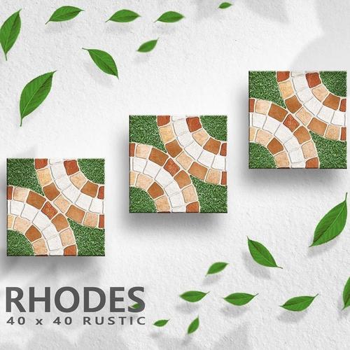 Jual Keramik Garasi 40x40 Kasar Motif Rumput Rhodes Kualitas 1 - Kab ...