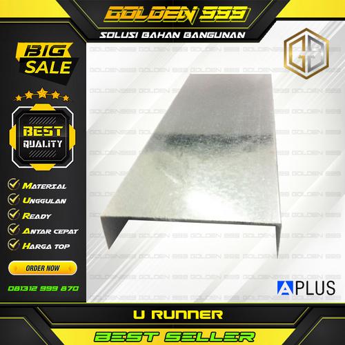 Jual u runner / rangka partisi gypsum / 43 / 53 / 64 / 76 - 76 ...
