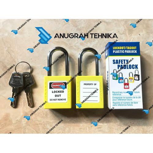 Jual Loto safety padlock thermoplastic red 38 mm lockout tagout ...