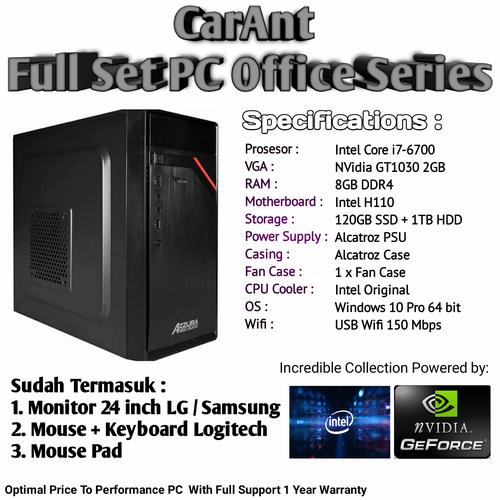 Jual CPU PC Rakitan | Full Set Monitor Mouse Keyboard | Core i7 SSD System - Jakarta Utara ...