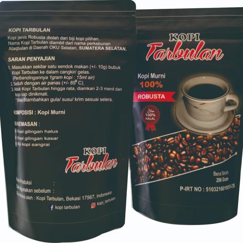 Jual Kopi Tarbulan. Kopi Bubuk Aseli Tanpa Campuran. Netto : 200gr ...