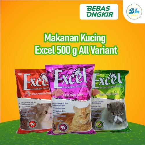 Jual Excel 500 g , Makanan Kucing Excel 500 g Ikan-Donat Dan Ayam ...