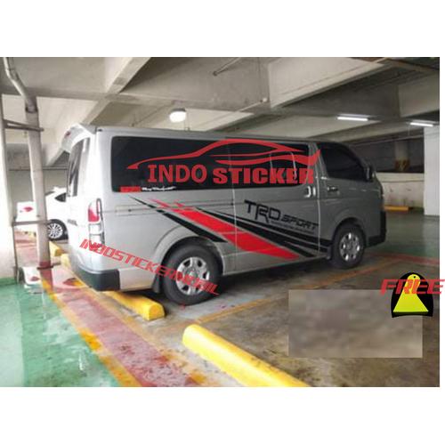 Jual Striping sticker mobil hiace sticker trd mobil toyota hiace - Kab ...