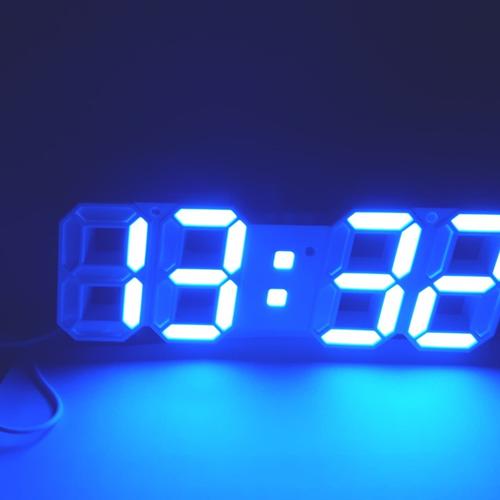 Jual Jam Dinding Digital Led Meja Unik dan Artistik Merah / Hijau ...