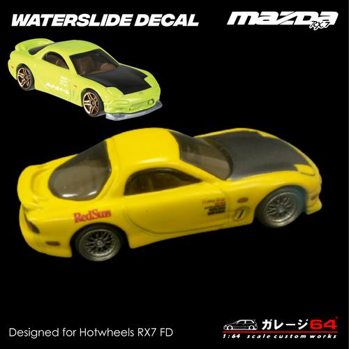 Jual Decal set Hotwheels Mazda RX7 FD Initial D - Kota Depok - Sakura ...